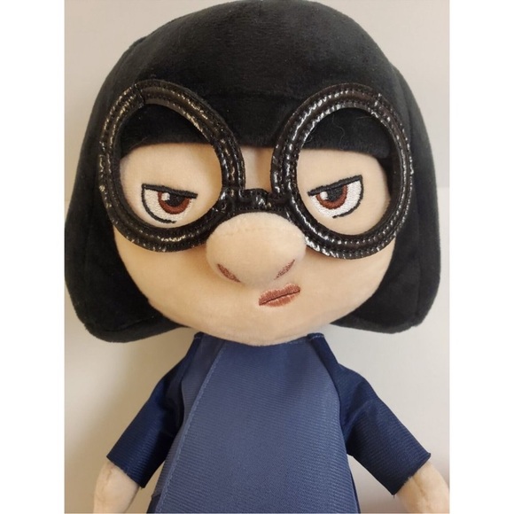 Disney | Toys | Disney Pixar Edna Mode Plush Doll 2 The Incredibles 2 ...